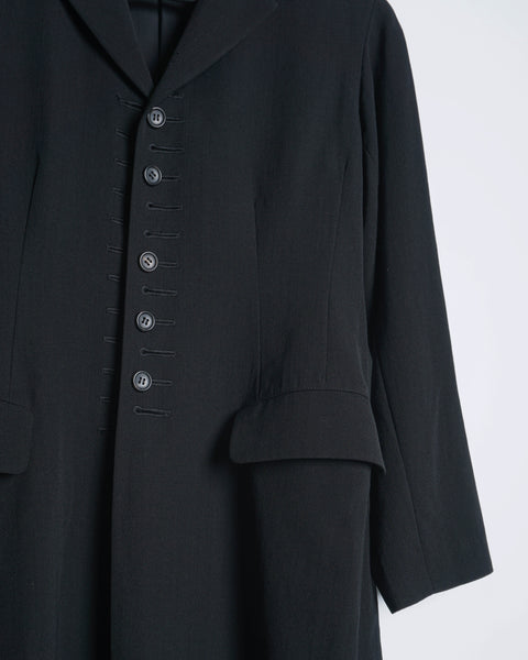 Yohji Yamamoto Y's slim wool coat – dot COMME