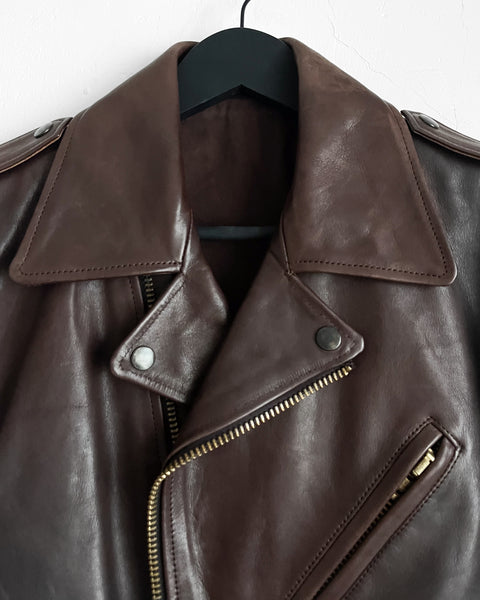 Yohji Yamamoto Horse Leather Biker Jacket – dot COMME